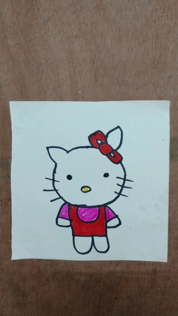 Hello Kitty Drawings Step By Step How To Draw Hello Kitty Step By Step