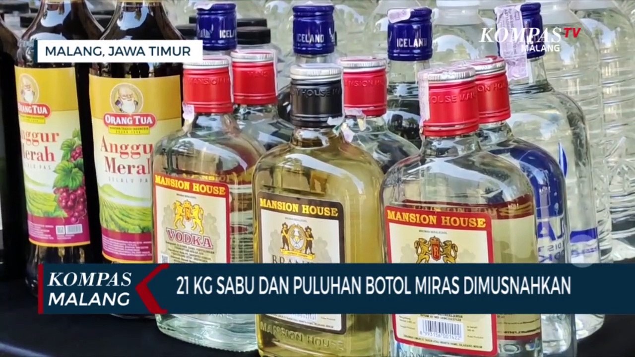 20 Kilogram Lebih Sabu dan Puluhan Botol Miras Dimusnahkan - Video ...