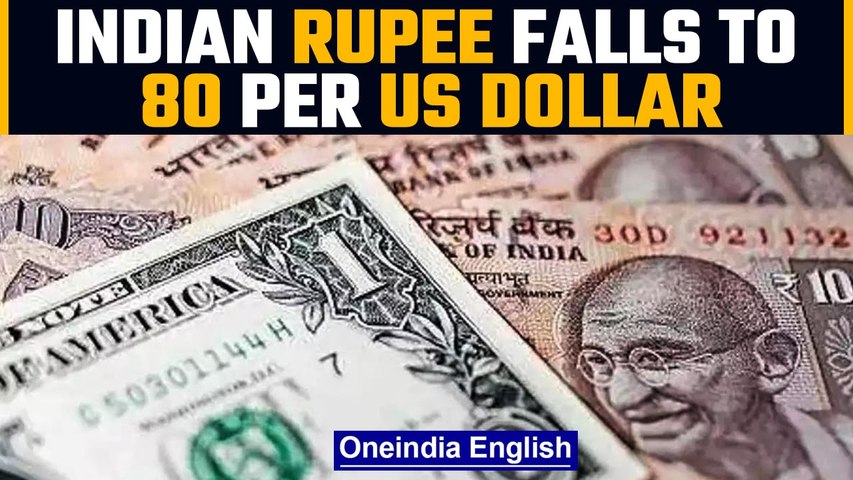 Rupee hits all-time low of 80 against US dollar - Oneindia News