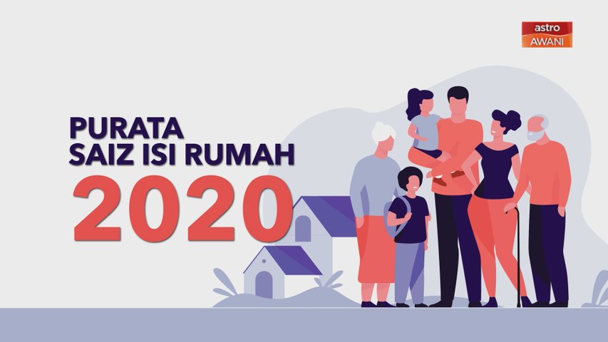 [INFOGRAFIK] Purata saiz isi rumah 2020 | Astro Awani
