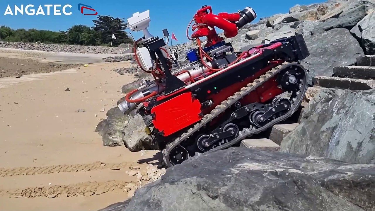 tec800 robot contra incendios - Vídeo Dailymotion
