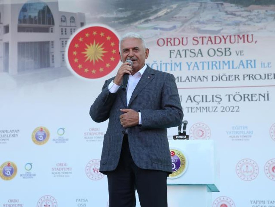 Ordu haberleri! AK Parti Genel Başkanvekili Yıldırım, Ordu'da toplu ...