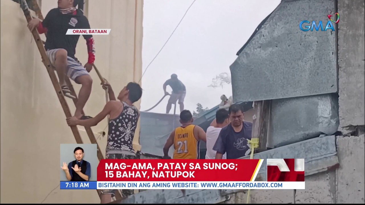 Mag-ama, patay sa sunog; 15 bahay, natupok | UB - video Dailymotion