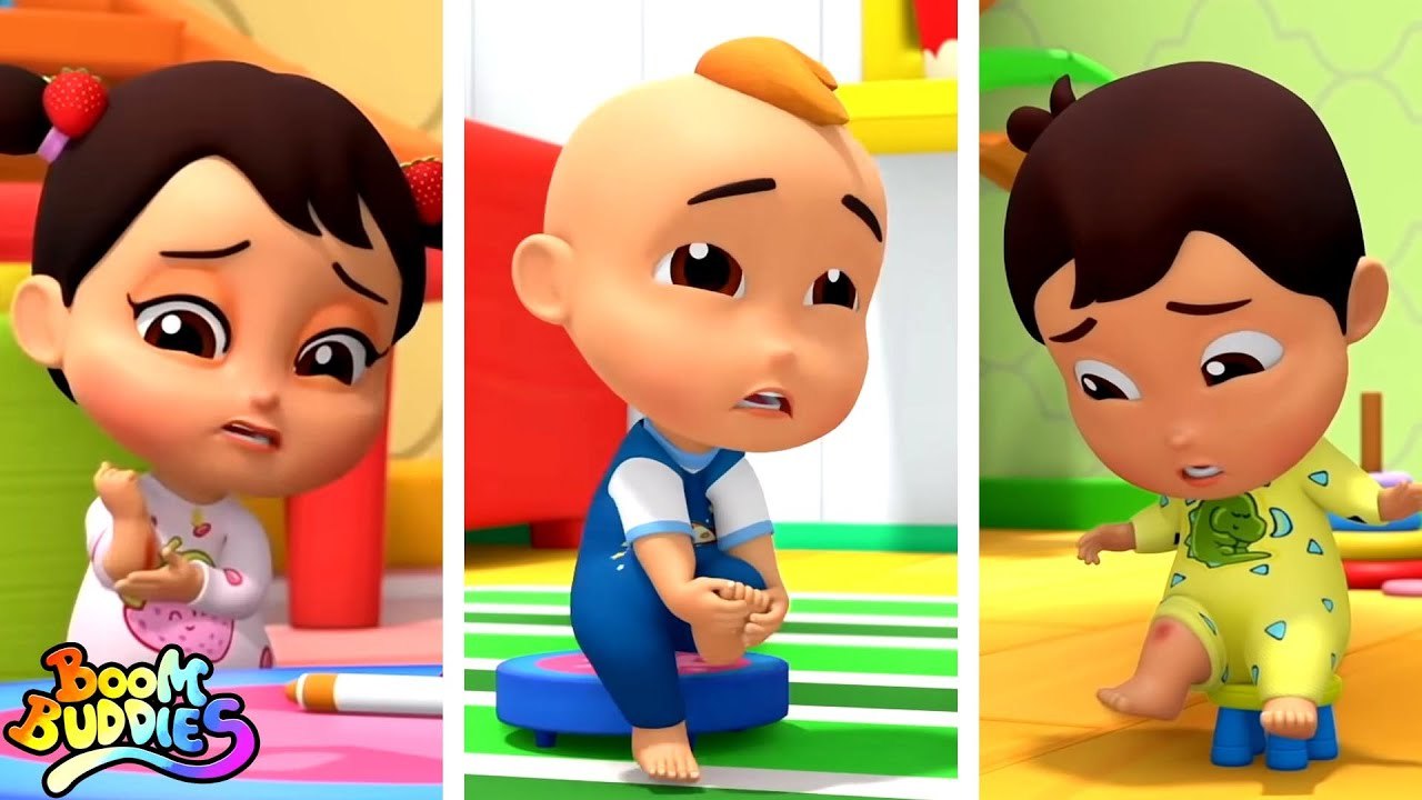 Baby Got A Boo Boo - Kindergarten Rhyme & Video for Kids - Hurt Song ...