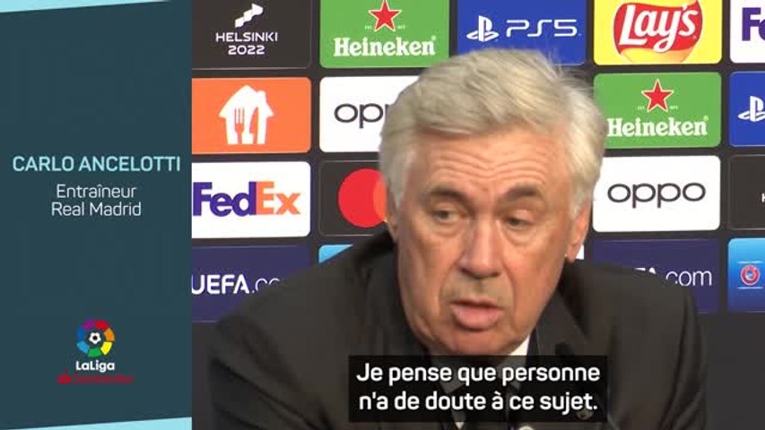 Real Madrid : Carlo Ancelotti - "Benzema est le meilleur joueur du monde"