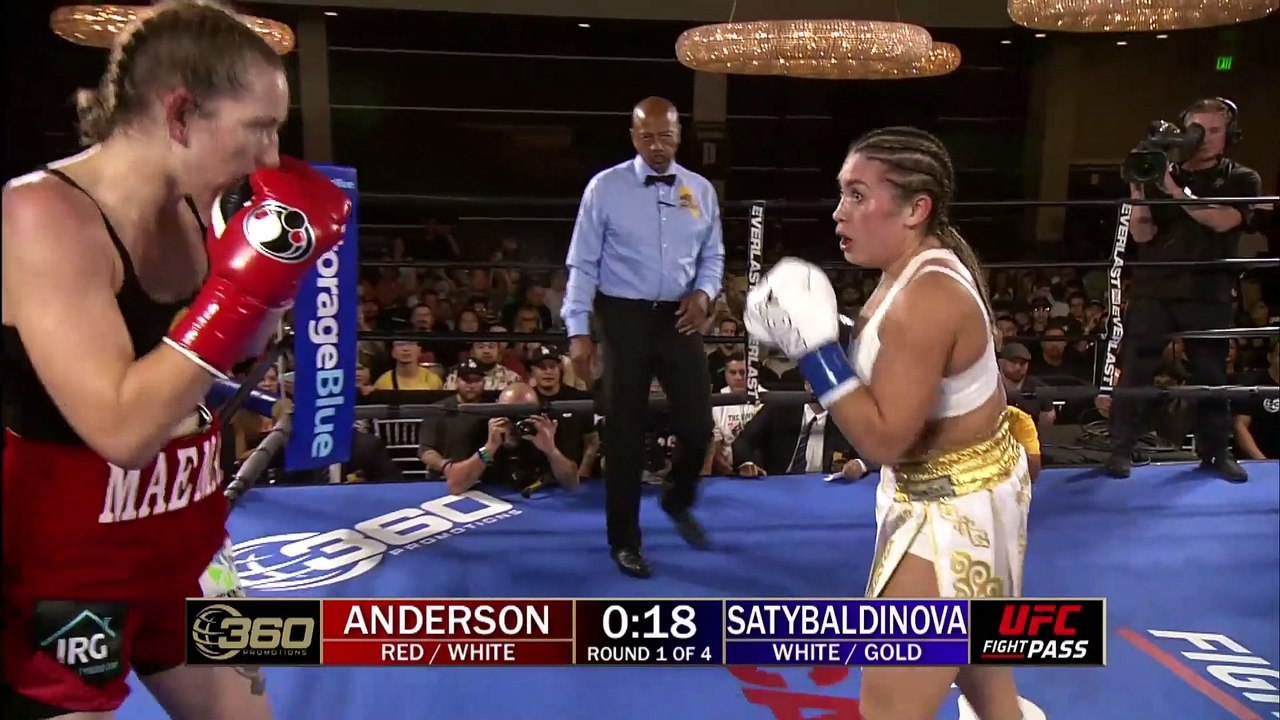 Chelsey Anderson vs Aida Satybaldinova (04-08-2022) Full Fight - video ...