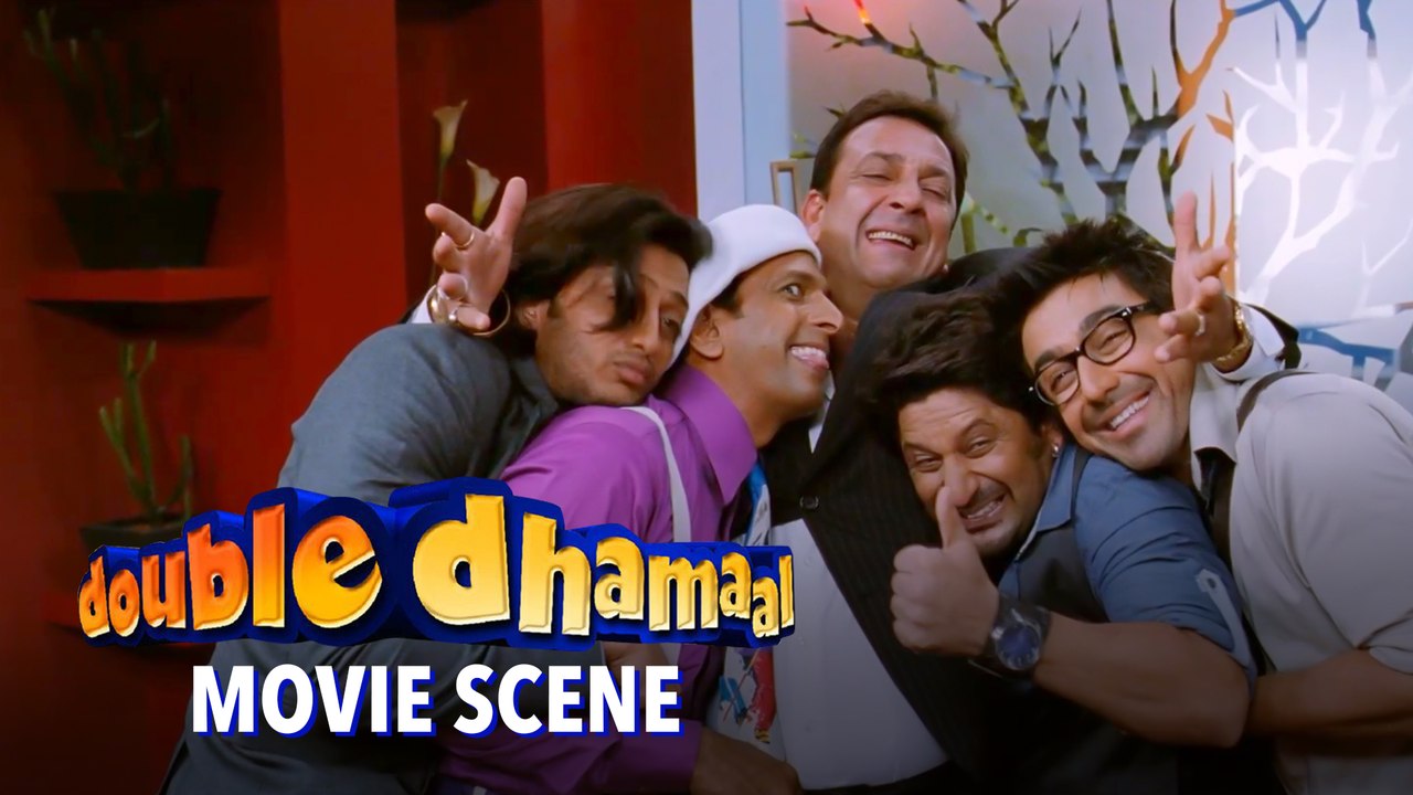 Sanjay Dutt, Mallika and Kangana Fool The Gang | Double Dhamaal | Movie Scene | Indra Kumar ...