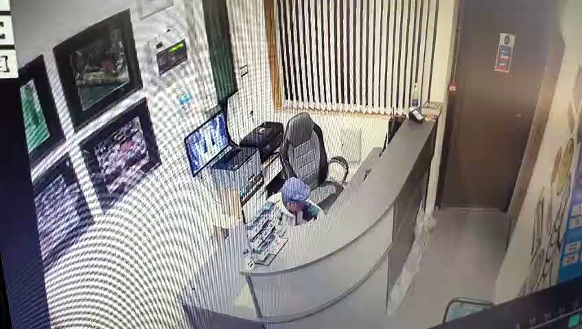 Thief caught on CCTV