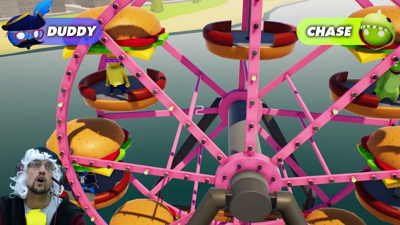 DUCKTALES Treasure vs. GANG BEASTS! FGTEEV DR. HELLO NEIGHBOR & Granny ...