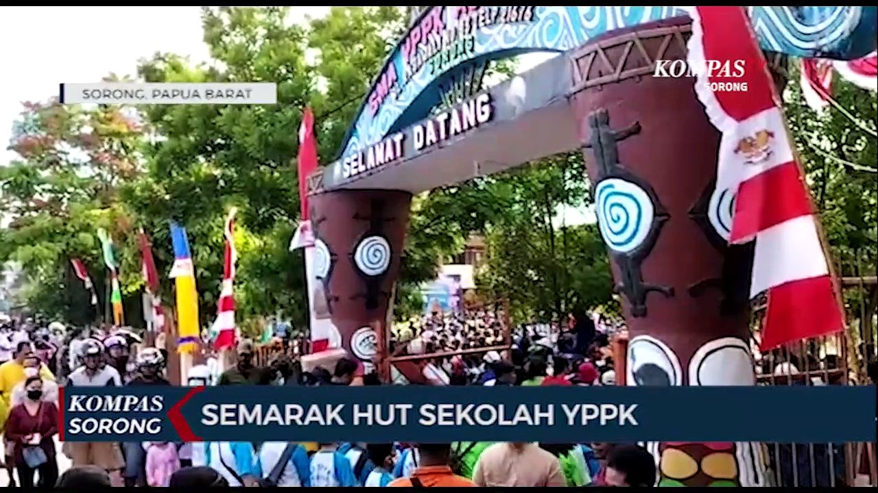 Pelajar Ramaikan Hut YPPK Di Sorong - Video Dailymotion