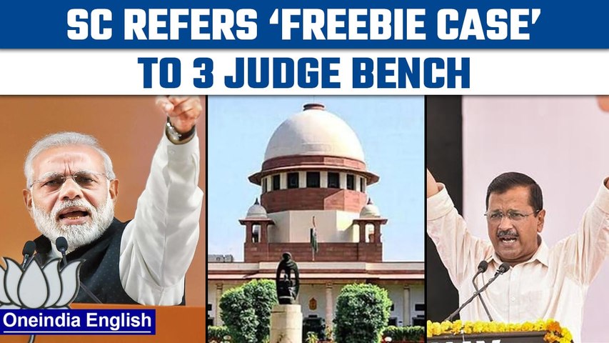 Freebie case referred to 3-judge Bench by Supreme Court - Oneindia News