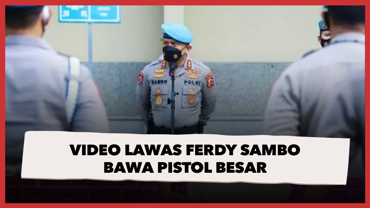 Video Lawas Ferdy Sambo Saat Masih Jadi Kadiv Propam, Publik Soroti ...