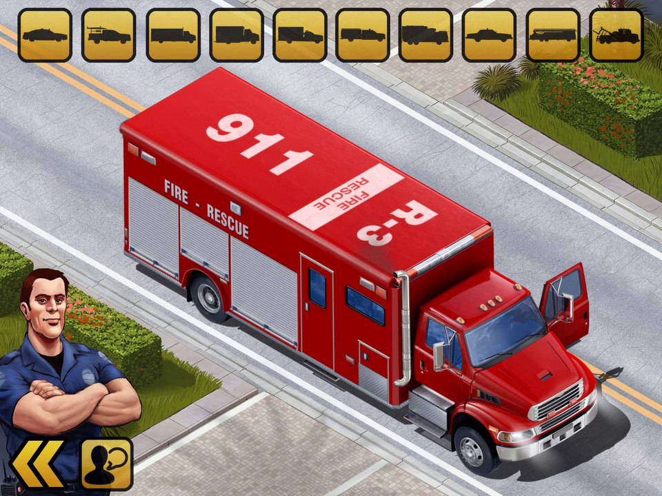 KIDS Emergency Vehicles GAME - POLICE CAR - TRUCK - FIRE RESCUE - video ...
