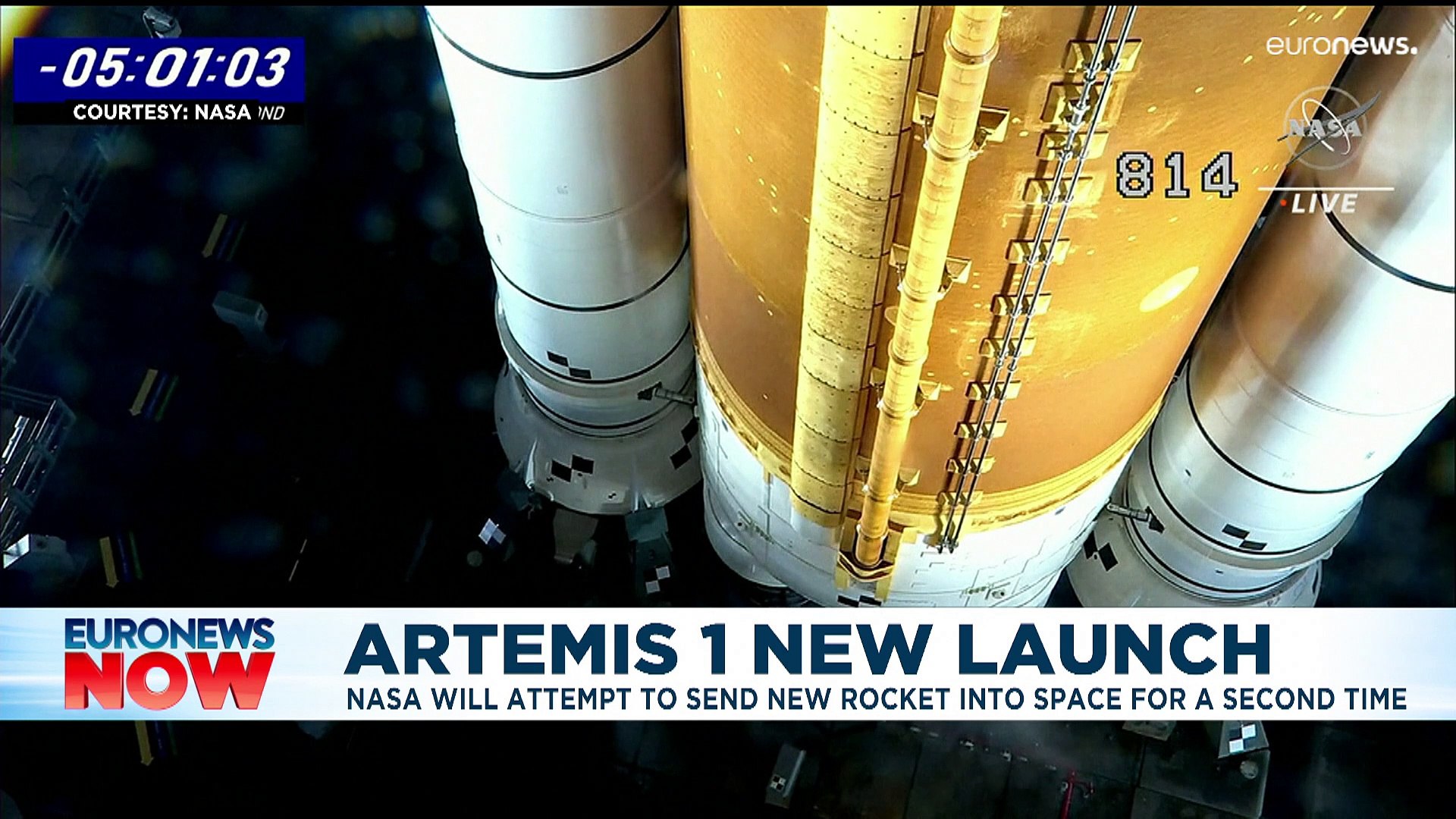 Nasa Artemis I Moon Rocket Moon Mission Second Launch Highlights