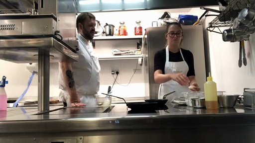 Chef Will Freeman's cookery lesson
