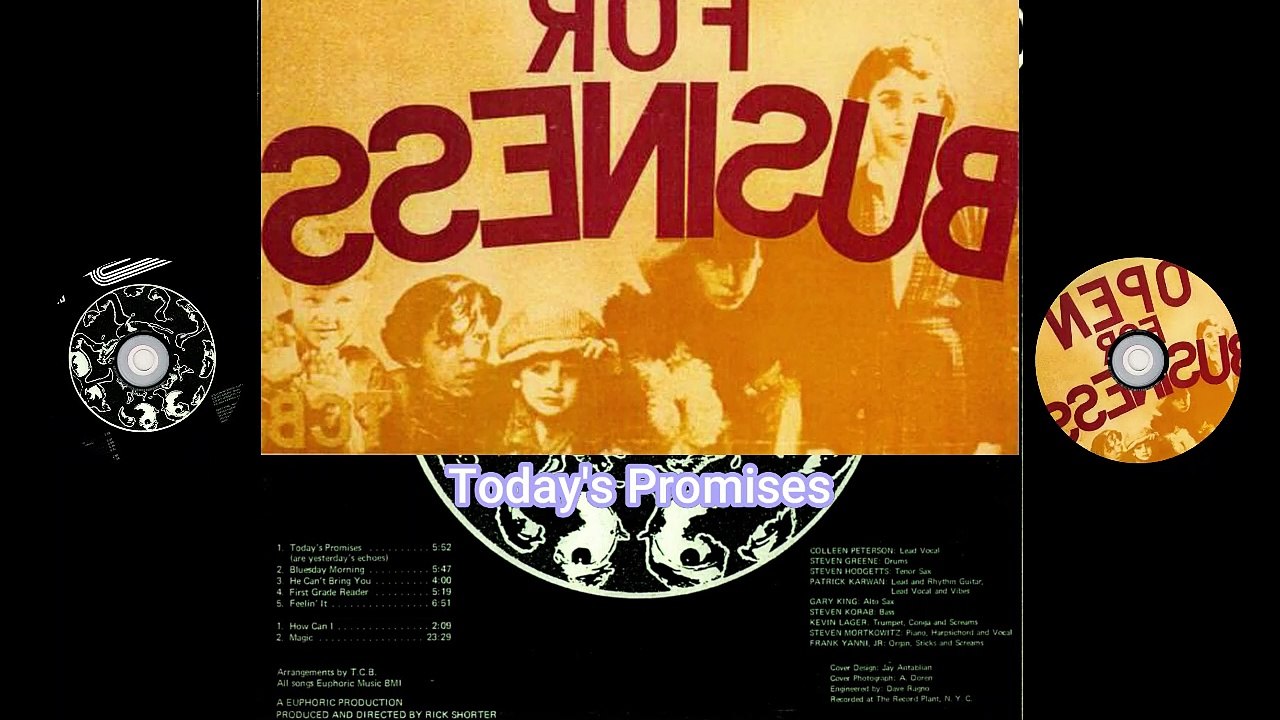 TCB — Open For Business 1970 (USA, Psychedelic/Progressive/Jazz Rock ...