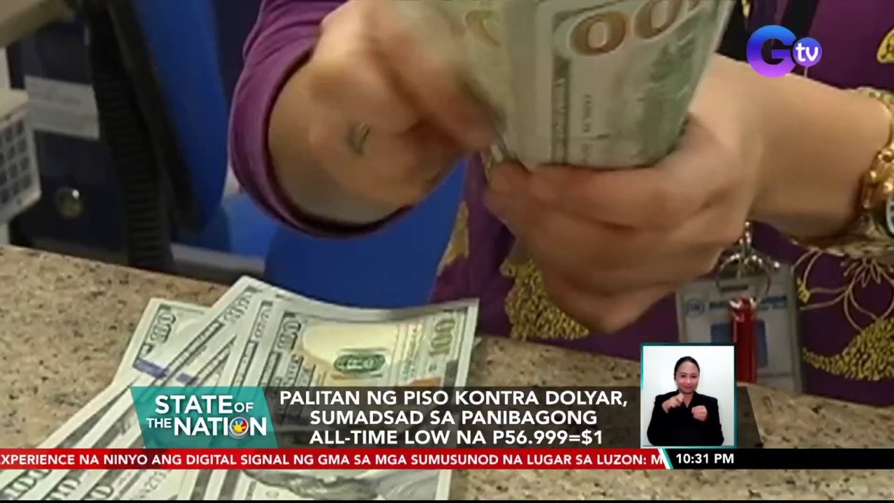Palitan ng Piso kontra Dolyar, sumadsad sa panibagong all-time low na ...