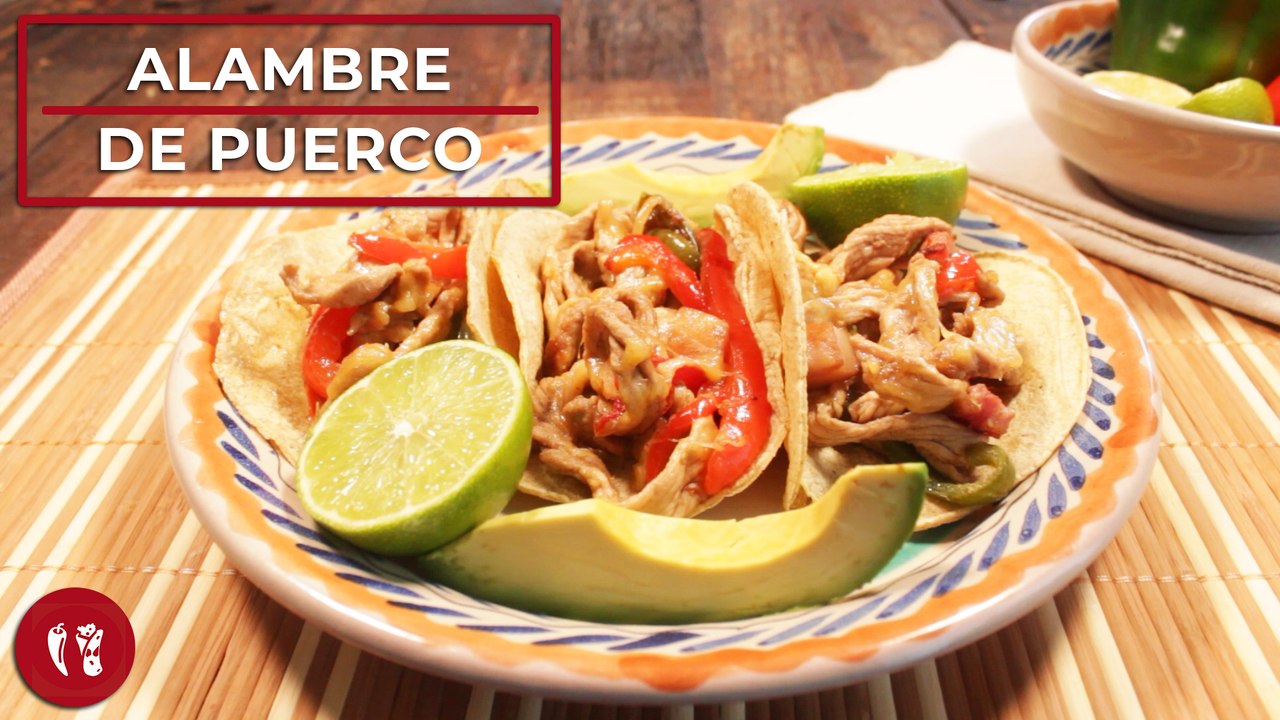 Alambre de cerdo | Receta de platillo clásico de México | Directo al ...