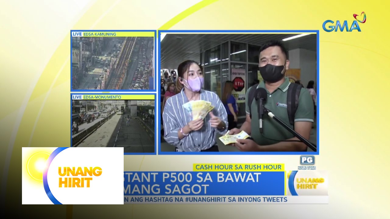 Time Code: Cash hour sa rush hour sa LRT-2 Recto Station | Unang Hirit ...