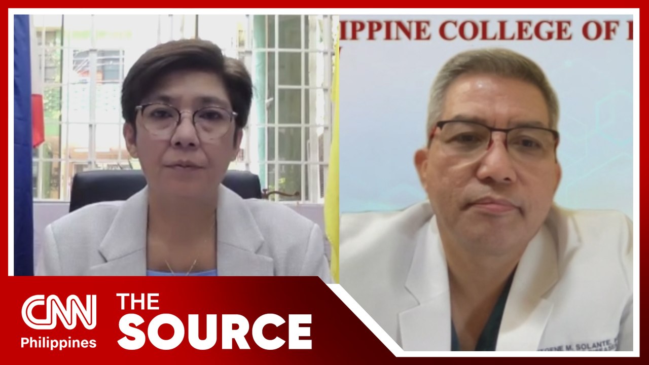DOH officer-in-charge Maria Rosario Vergeire and Dr. Rontgene Solante ...