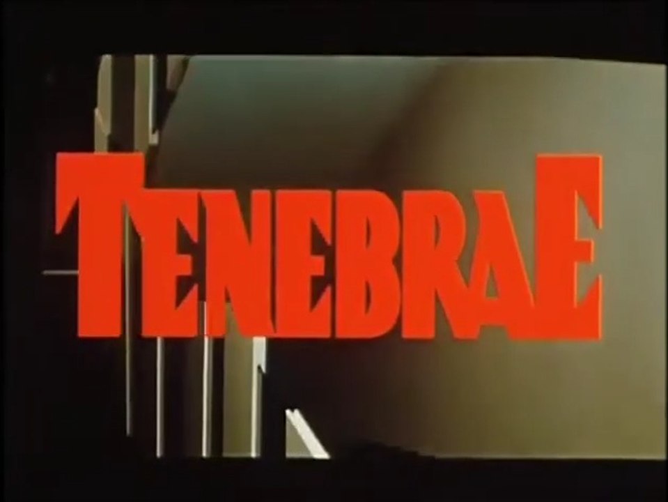 TENEBRAE Tenebre (1982) Bande Annonce Allemande - Vidéo Dailymotion
