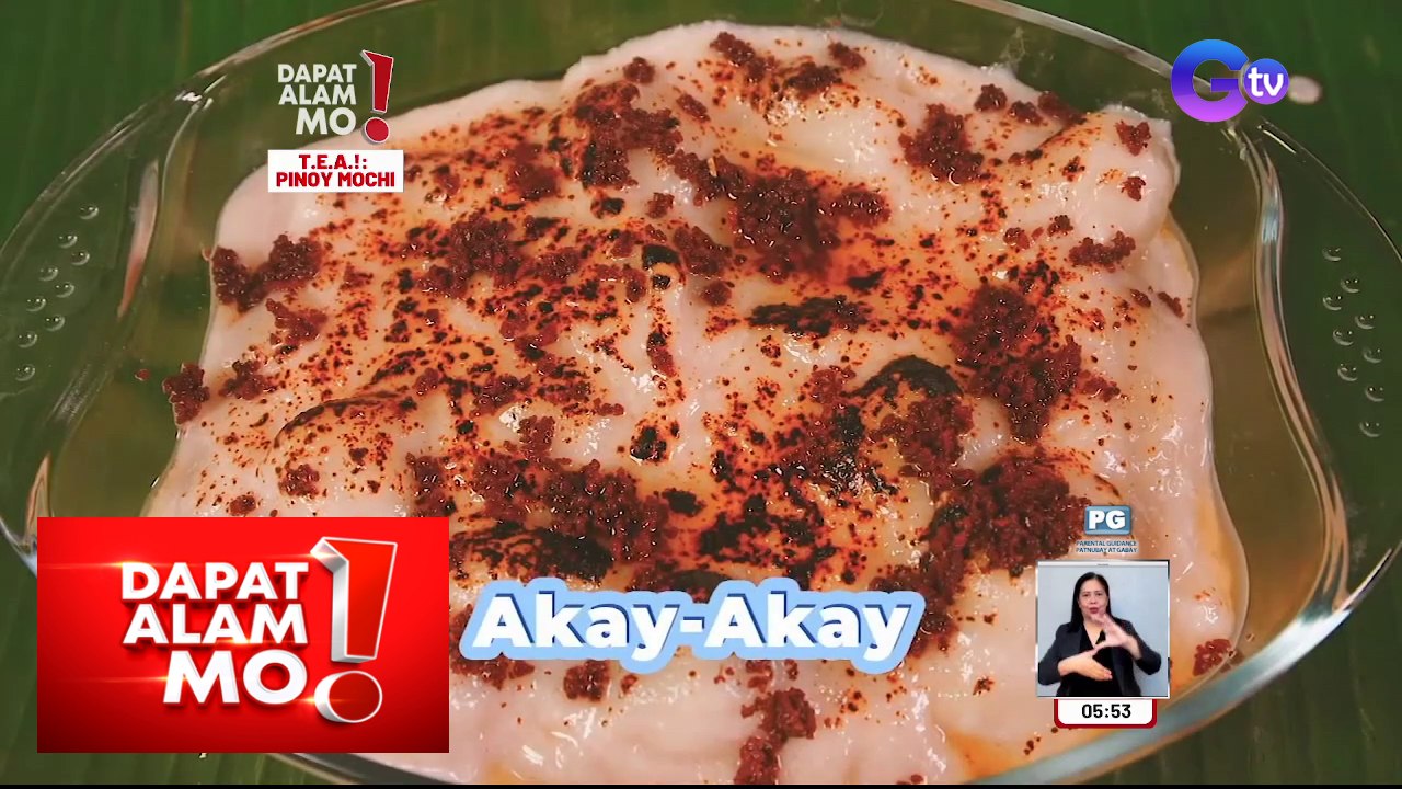 Pinoy mochi, tikman! | Dapat Alam Mo! - video Dailymotion