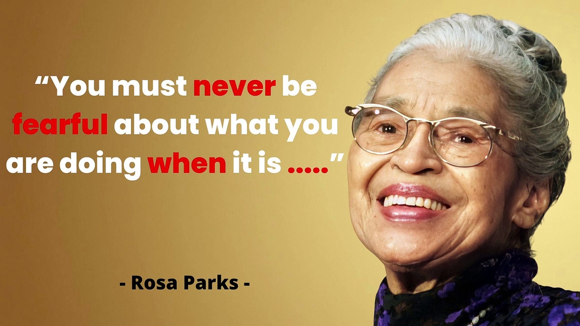 Rosa Parks Quotes About Freedom