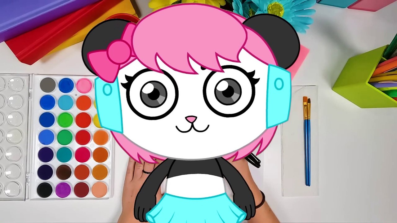 Learn how to Draw Panda Combo's Panda little sister COCO - video ...
