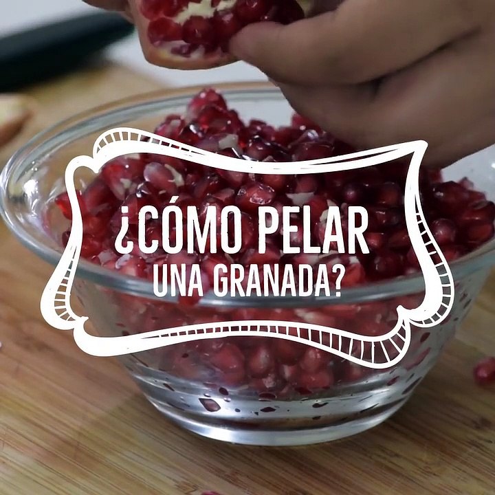 Cómo pelar o desgranar una granada rápida y correctamente | Tip Cocina ...