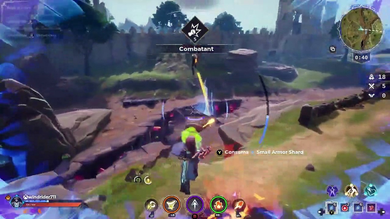 Spellbreak BR Casual Gameplay: Fire and Wind 2500 Damage - video ...