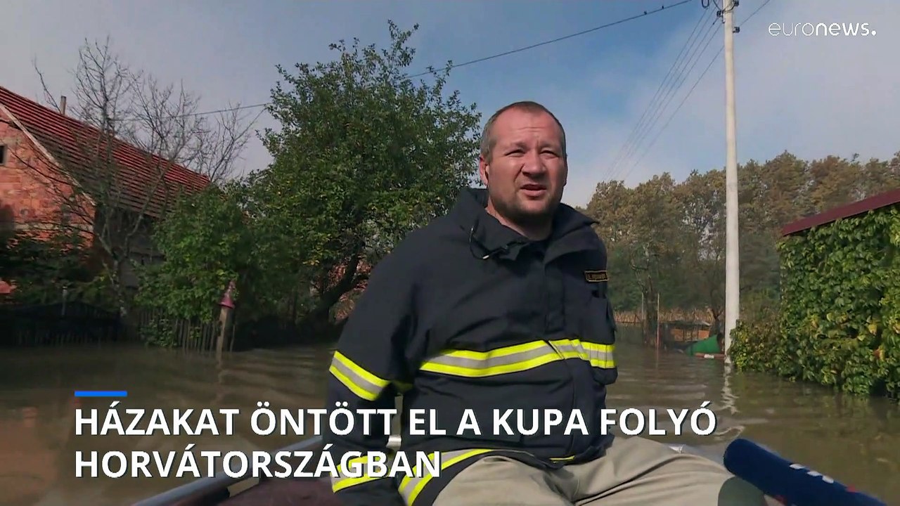 Javul az árvízhelyzet Horvátországban, de még mindig vannak gondok ...