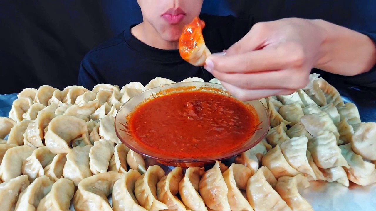 100 MOMOS CHALLENGE _ MOMO EATING CHALLENGE _ MOMO CHALLENGE _ MUKBANG ...