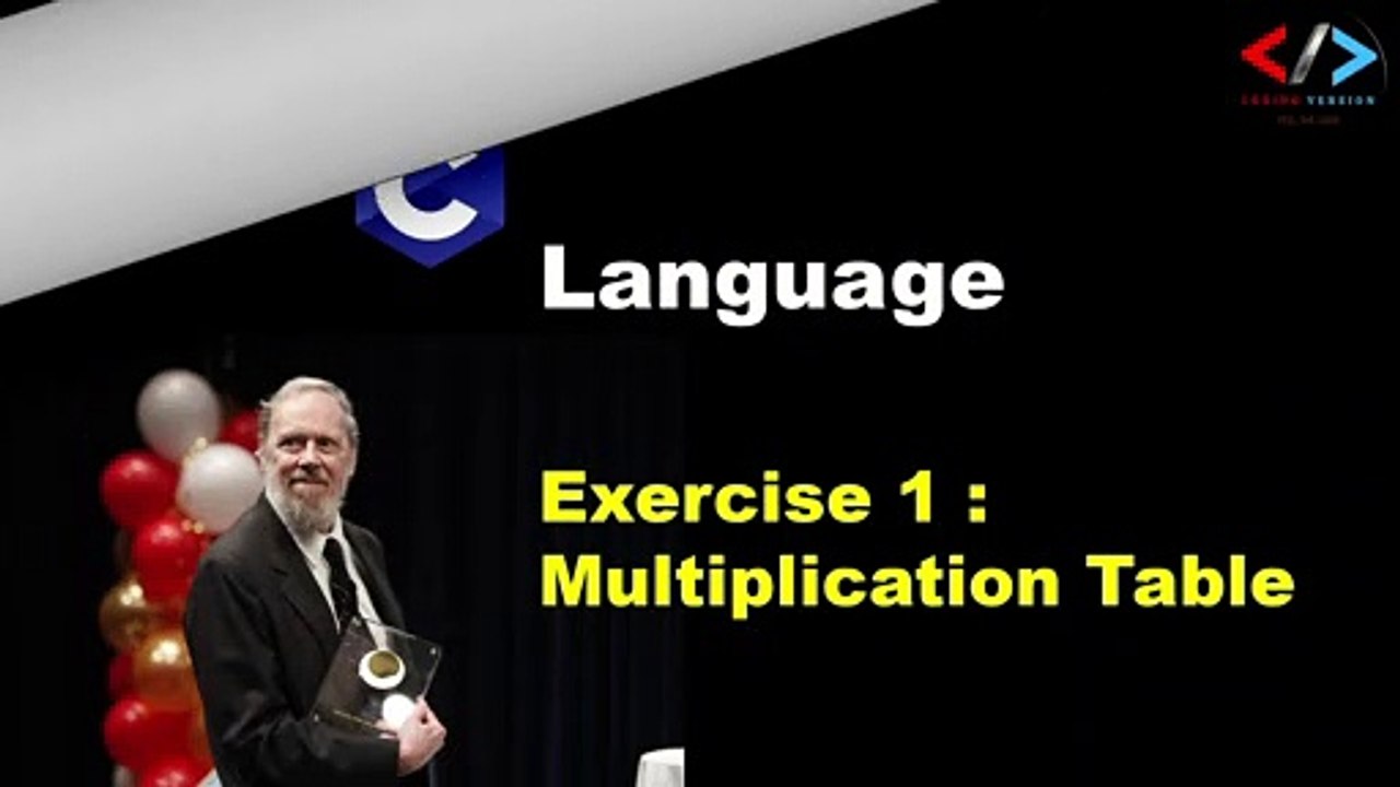 #8 C Programming Exercise 1 - Multiplication Table : C Tutorial in Hindi #clanguage # ...