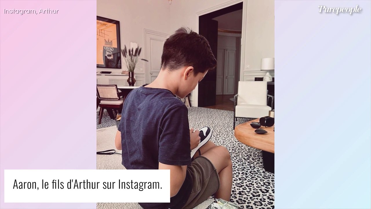 Arthur papa comblé : il dévoile une rare photo de son fils Aaron qui a ...