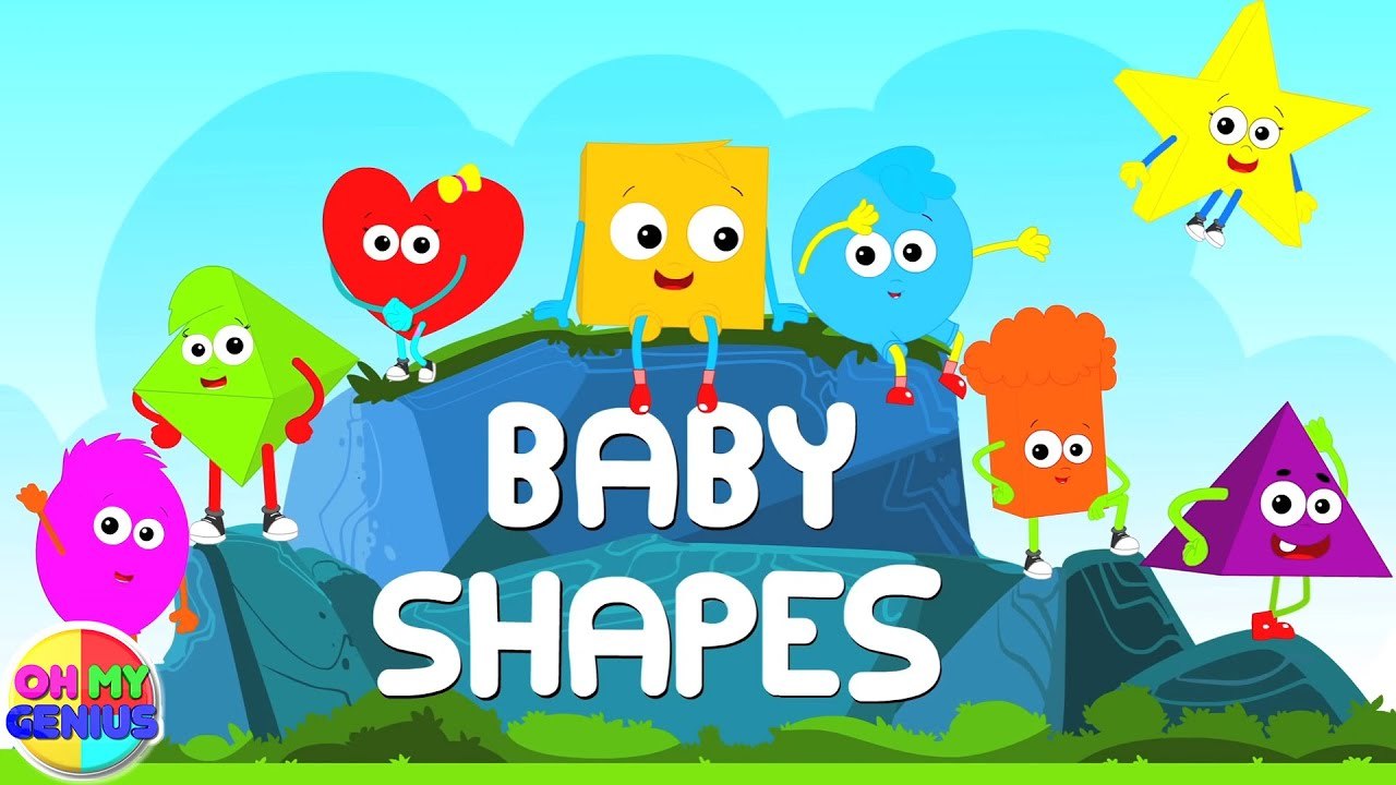 Learn Shapes + More Kindergarten Rhymes by Oh My Genius - video Dailymotion