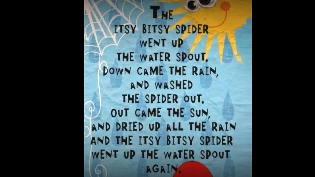 the itsy bitsy spider | itsy bitsy spider lyrics - video Dailymotion