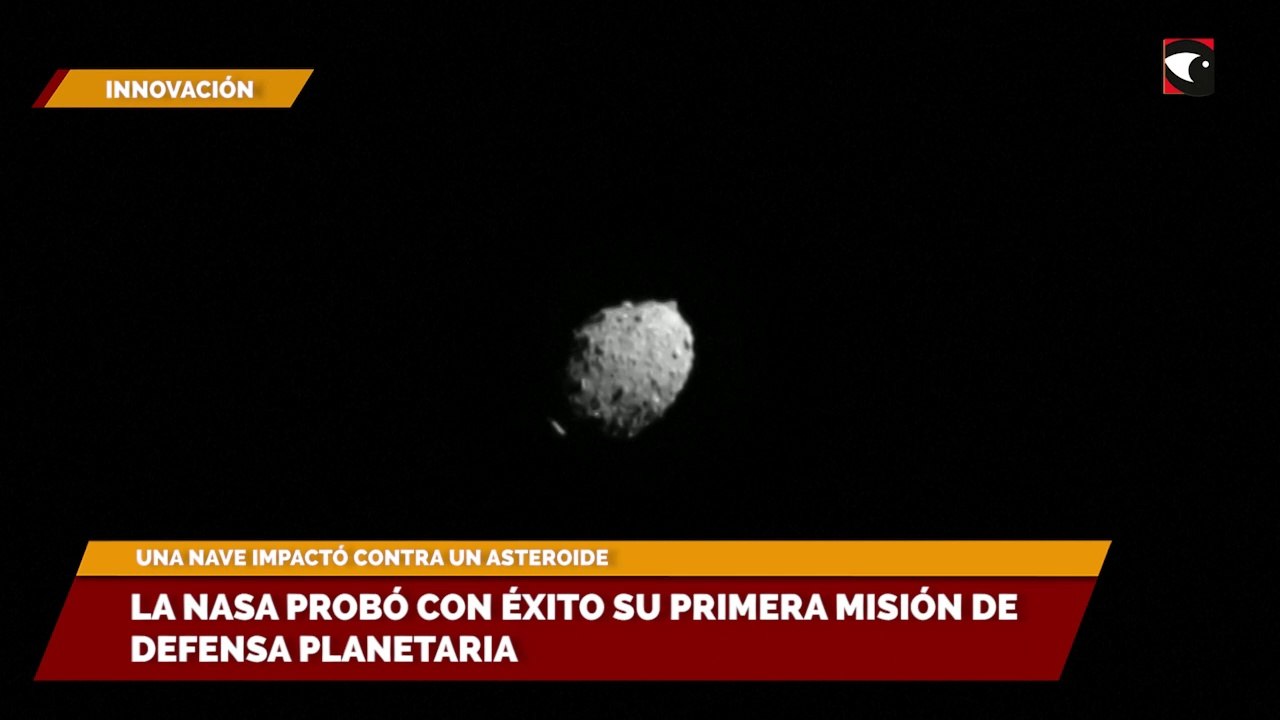 La NASA probó con éxito su primera misión de defensa planetaria - Vídeo ...