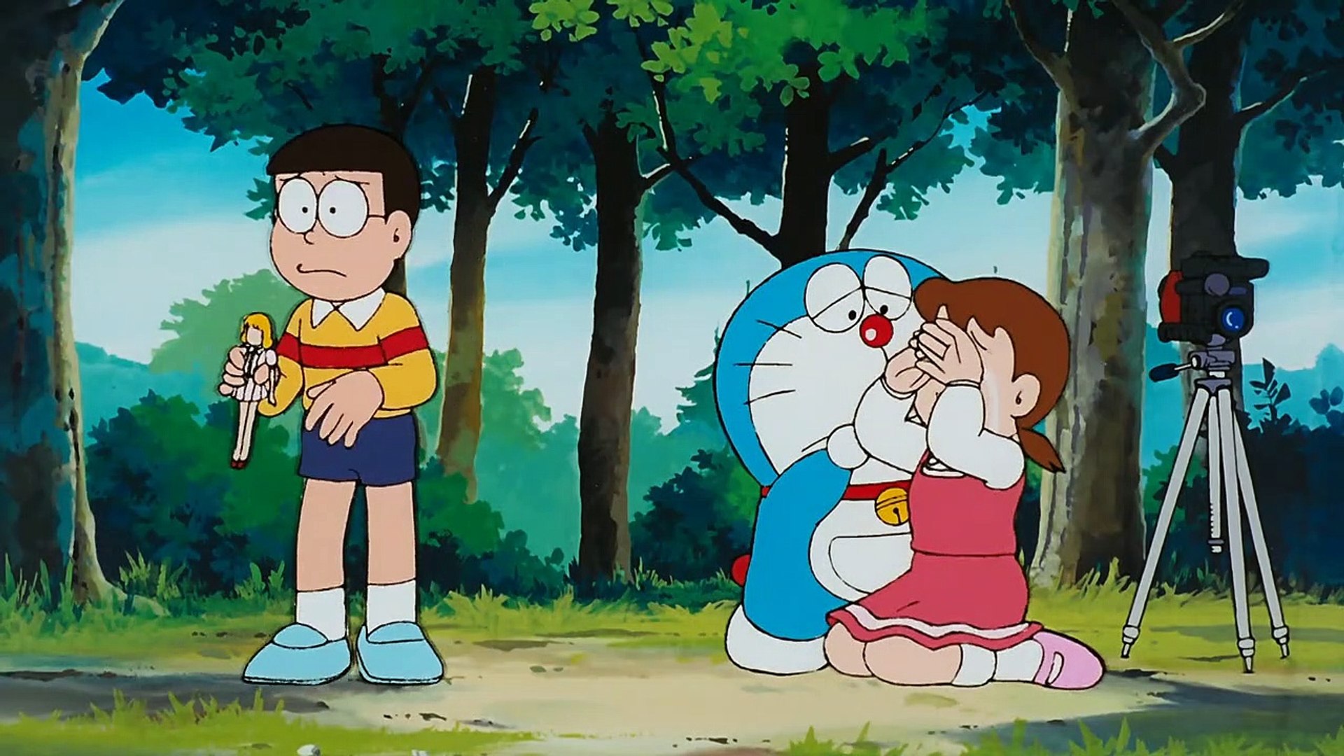 Doraemon And Nobita Little Space War Wallpaper