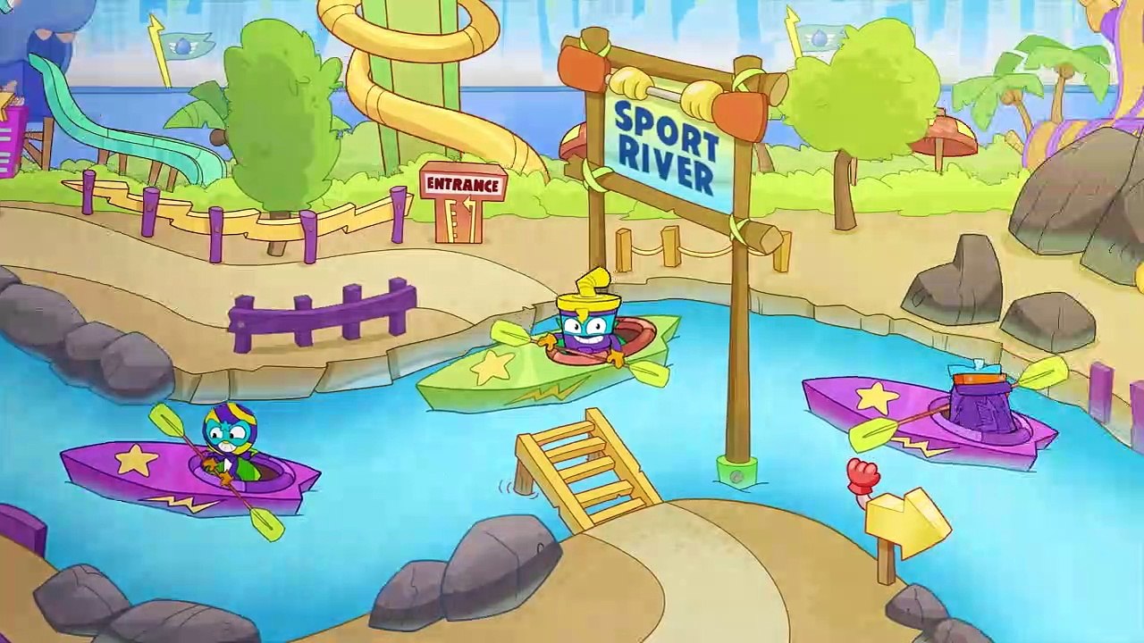 SUPERTHINGS EPISODE ⚡ FUNFIRE against the water park ⚡ _ Cartoons ...