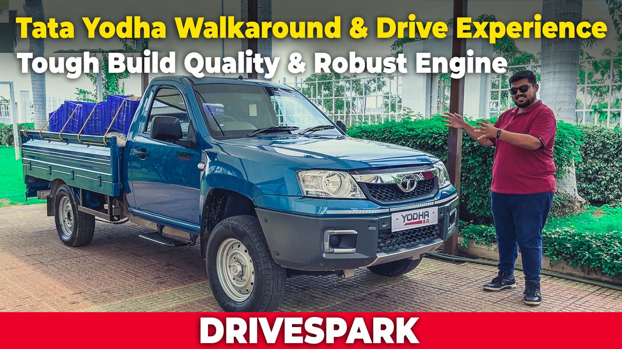 Tata Yodha 2.0 Walkaround & Drive Experience | 2000kg Payload, 29 ...