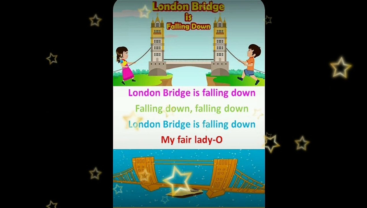 nursery rhymes london bridge | london bridge is falling down - video ...