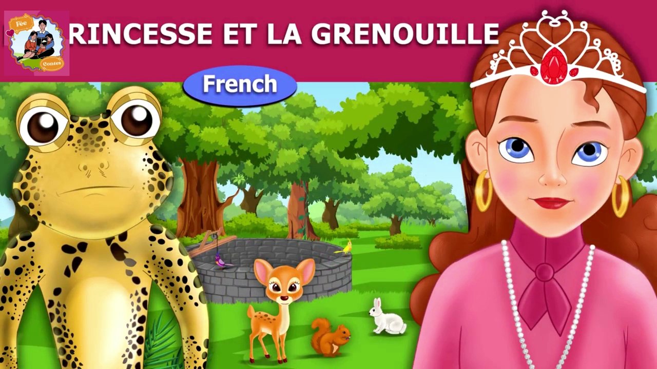 Le prince grenouille | Frog Prince in French | Contes De Fées Français ...