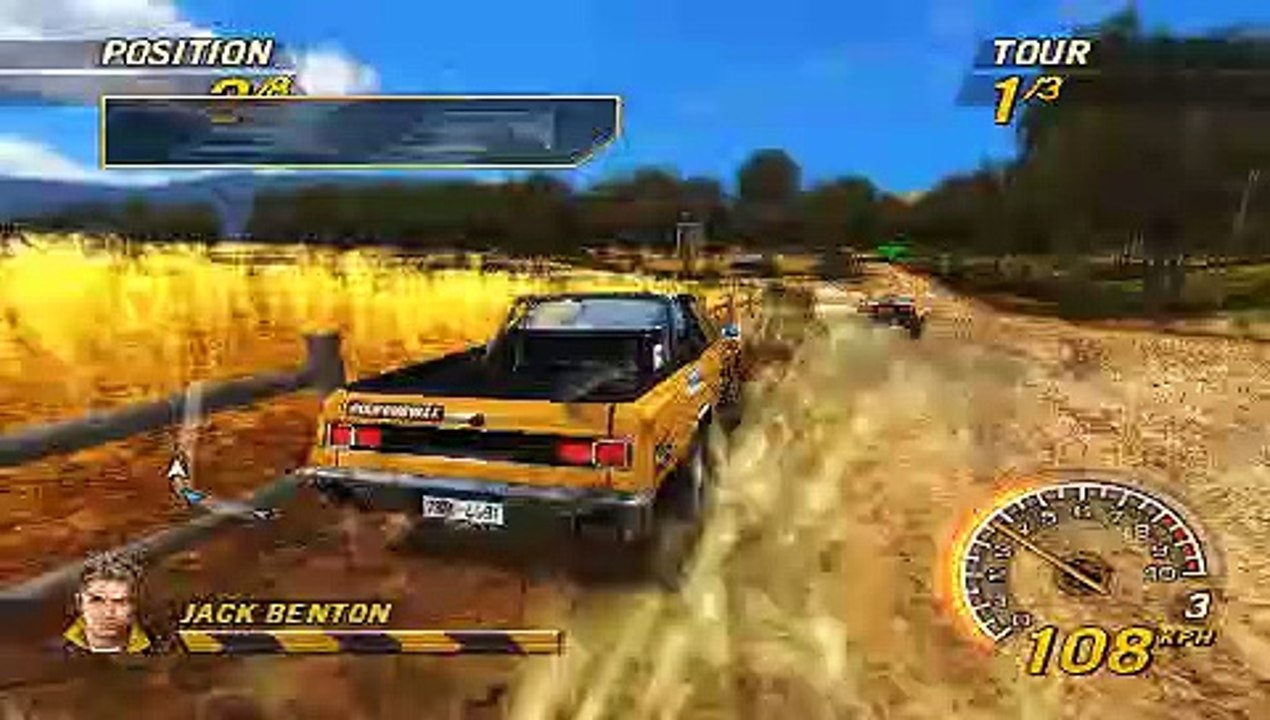 FlatOut : Head On online multiplayer - psp - Vidéo Dailymotion
