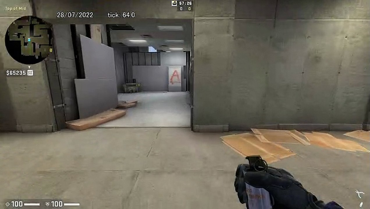 How to Smoke Side on Vertigo, option 2 - CSGO - video Dailymotion