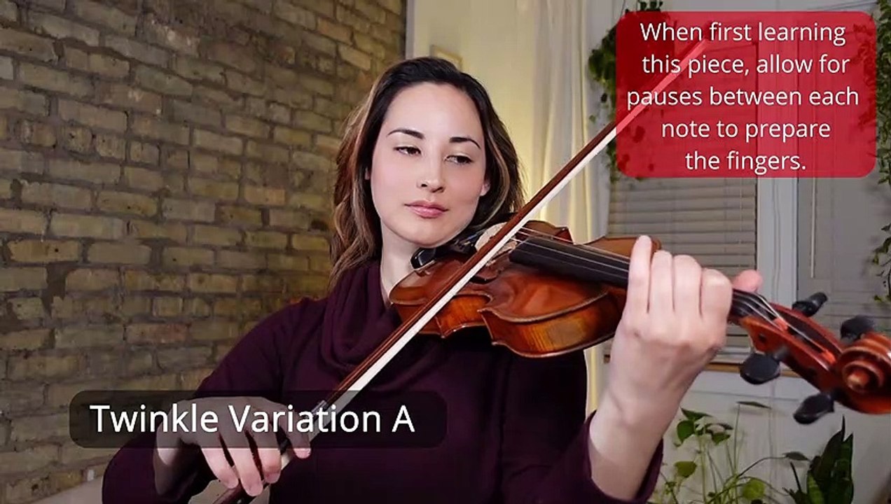 Twinkle Variations and Theme for Violin - video Dailymotion