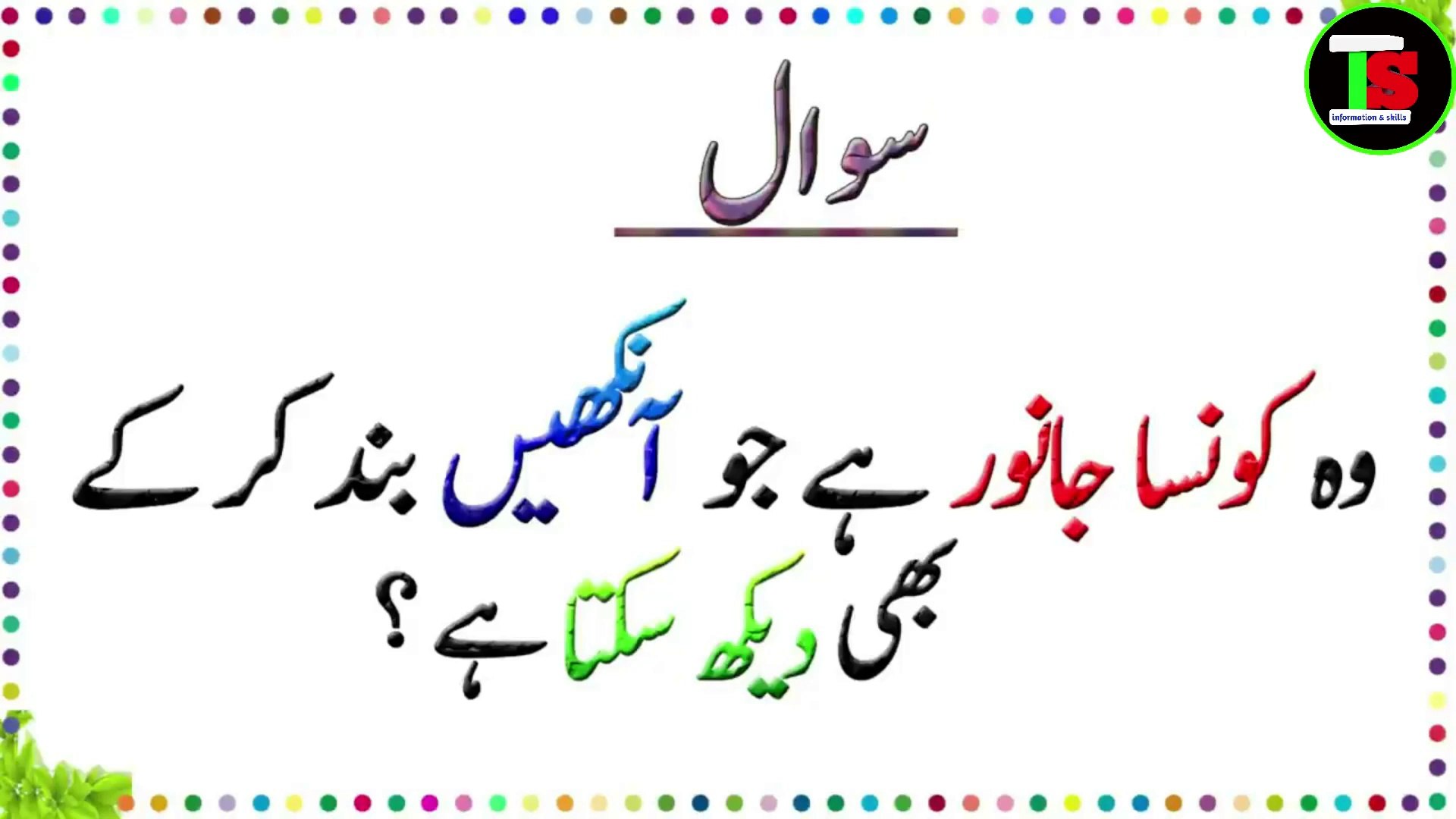 Question Answer Wallpaper In Urdu