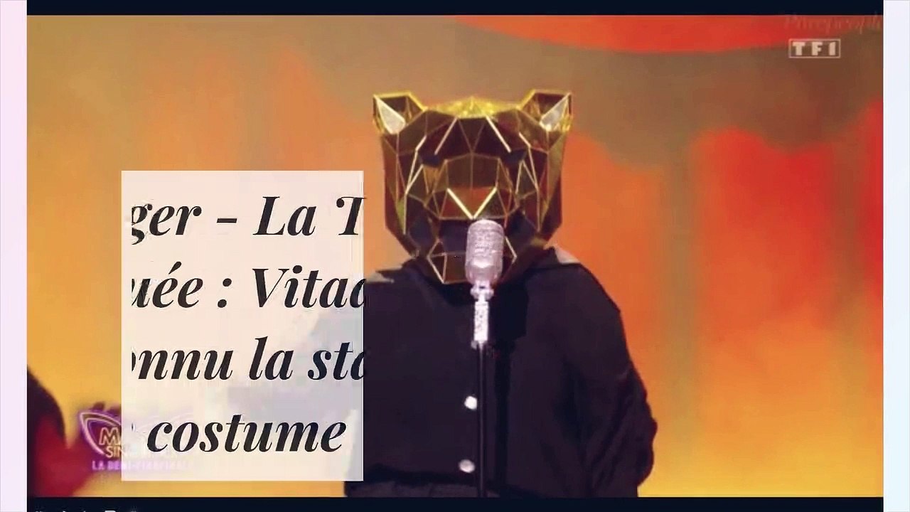 Mask Singer - La Tigresse démasquée : Vitaa a de suite reconnu la star ...