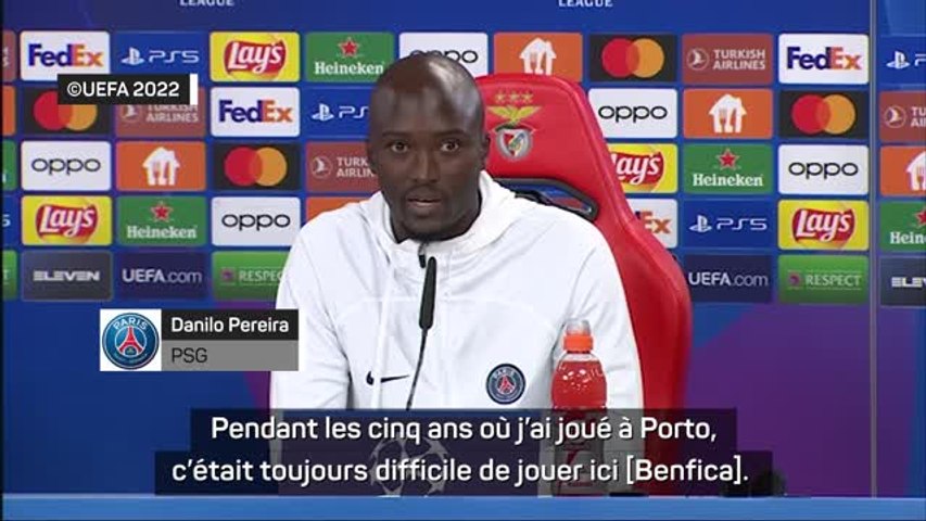LDC : SL Benfica - PSG : Danilo Pereira - "Face à Benfica, toujours des ...