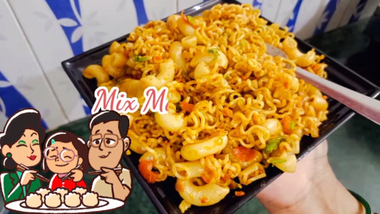 Masala Maggi and macaroni mix Recipe-More Tasty & Easy//Yummy Maggi and ...