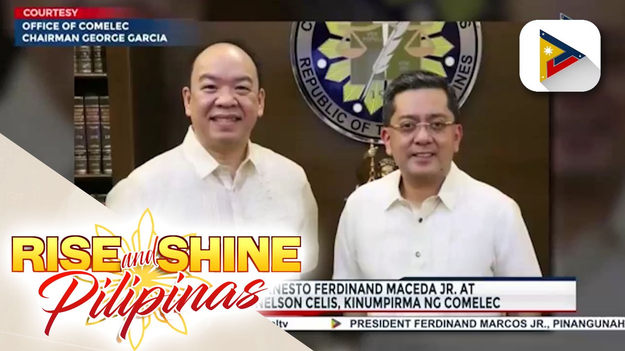 Appointment nina Ernesto Ferdinand Maceda Jr. at re-appointment ni ...